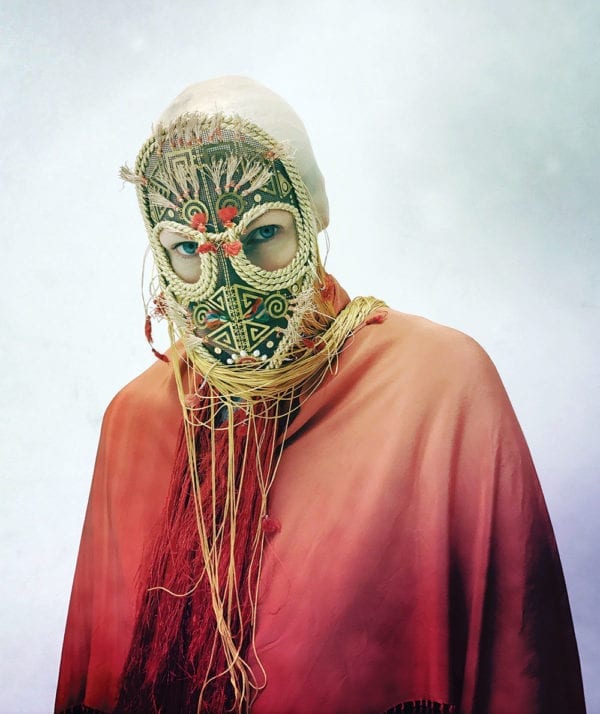 ELYSIAN Magazine | The Unsettling Mask Art of Damselfrau
